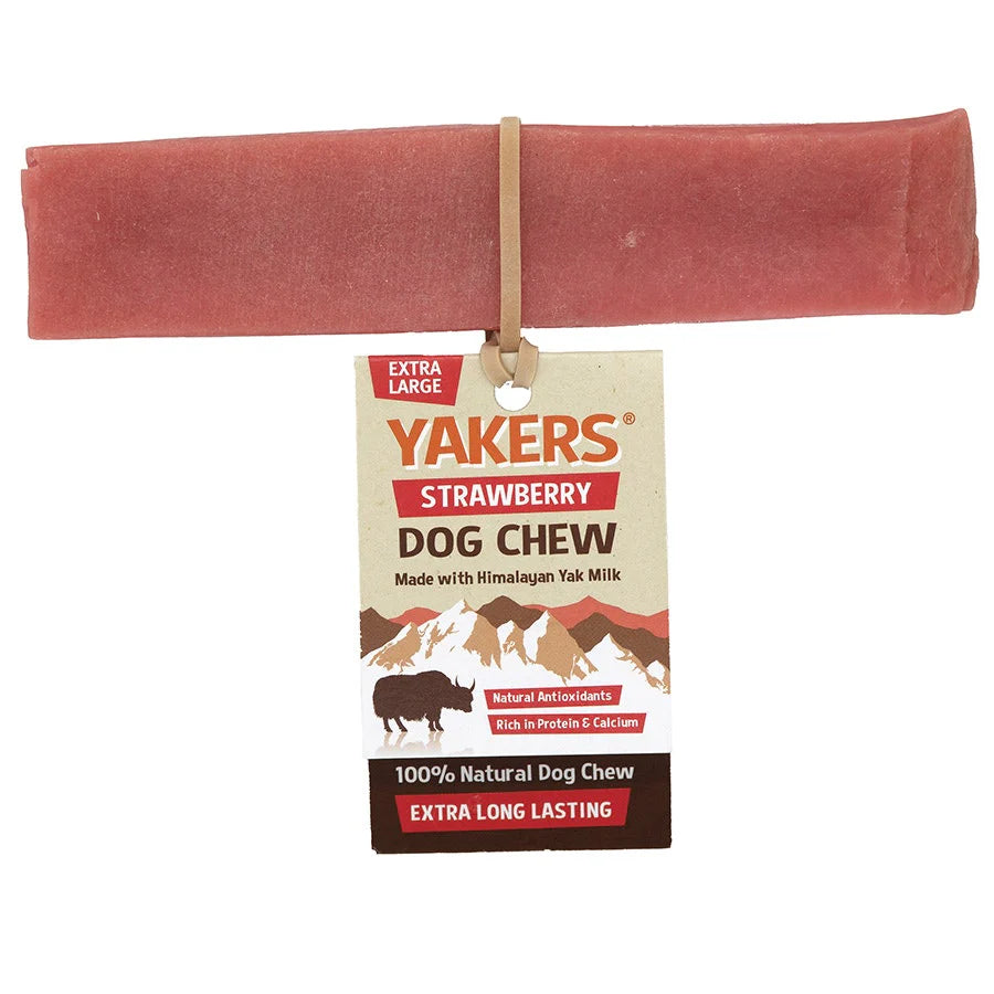 Strawberry Extra Large Yak Bone - YAKERS XL – ThePetSupplyDen